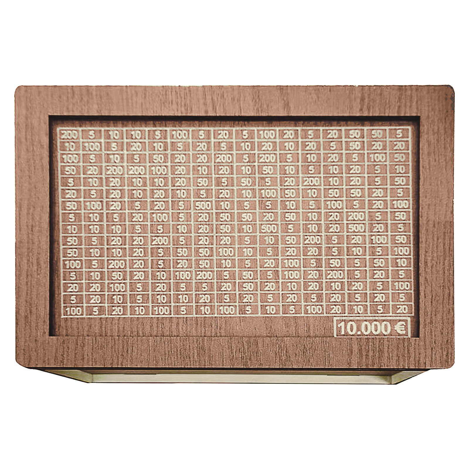 2025 New Wooden Money Saving Challenge Box, Cash Vault Wooden Savings ...