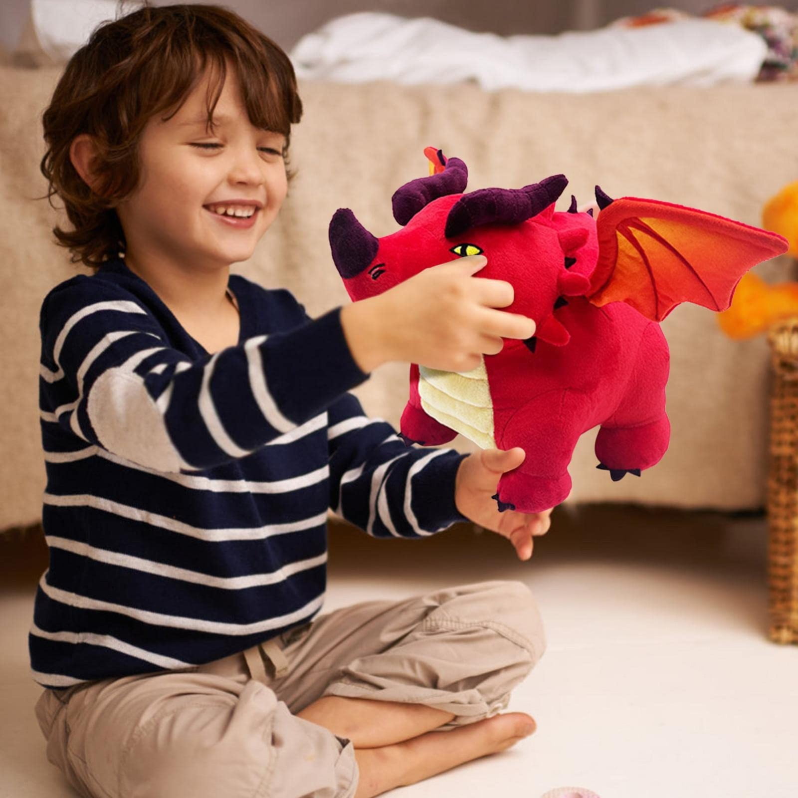 2025 New Year Toys！ Plushies Themberchaud Plush Toy Red Fly Dragon ...