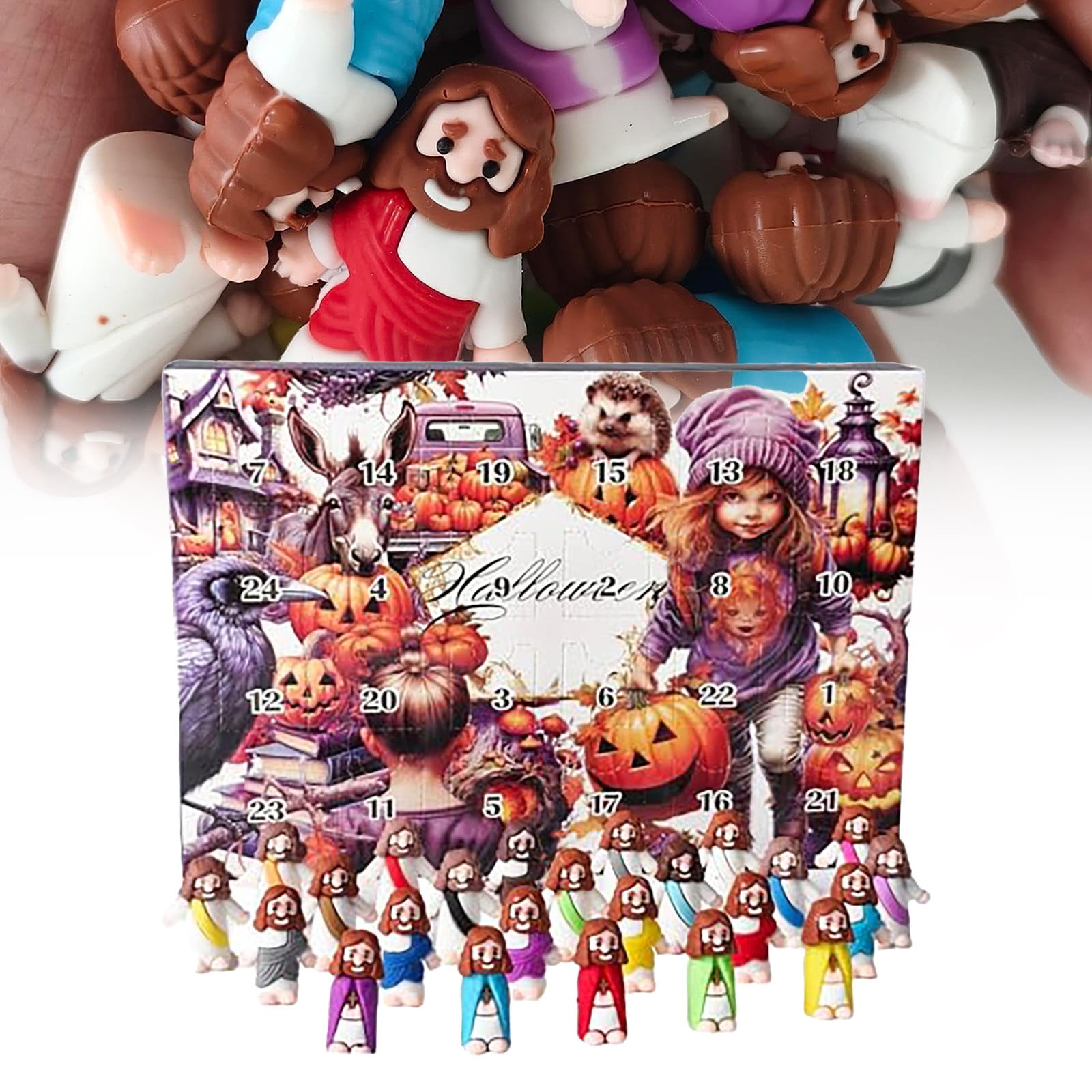 2025 New Year Toys！ Toys 2024 Advent Calendar for Kids 24Pcs Sculptures ...