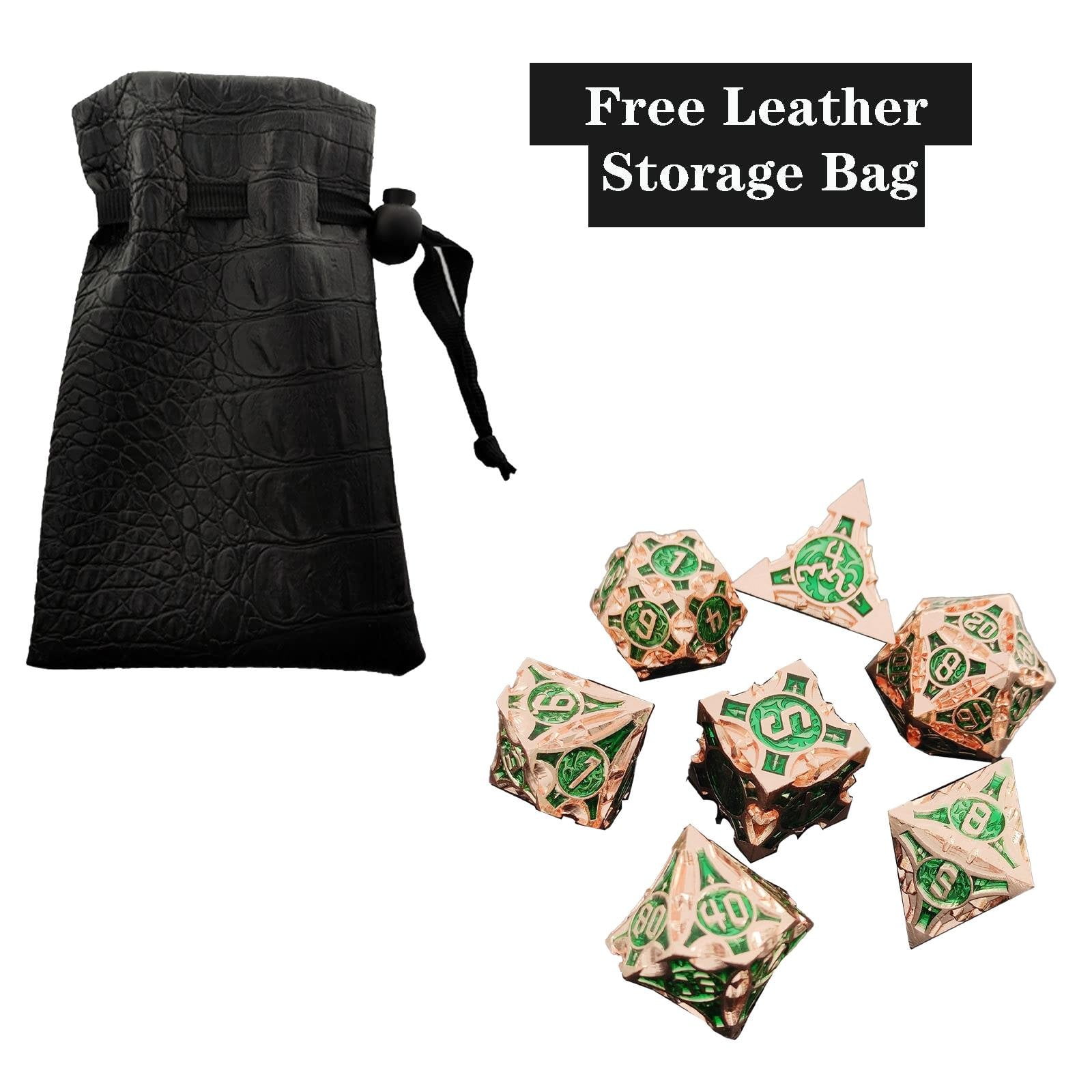 2025 New Year Toys！ Toys Dice Set Dice Set Metal Polyhedral Dice ...