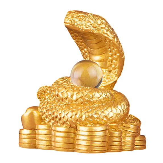 2025 New Years Snake Figurines Statue Handcraft Resins Snake Decoration ...