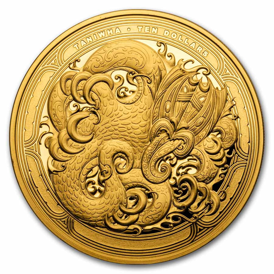 2025 New Zealand 1 oz Gold Dwelling Taniwha: Water - Walmart.com