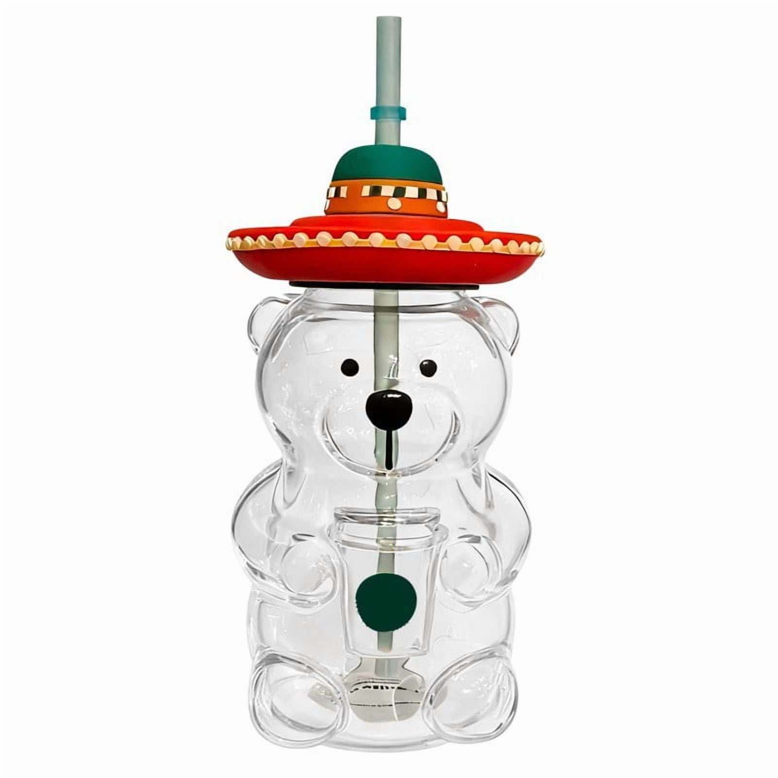 2025 New limited edition glass bear cup barista bear cup cold drink ...