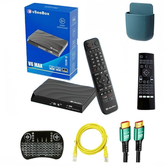 2025 New model Vsee-box V6 max mini computer with Voice Remote Control ...