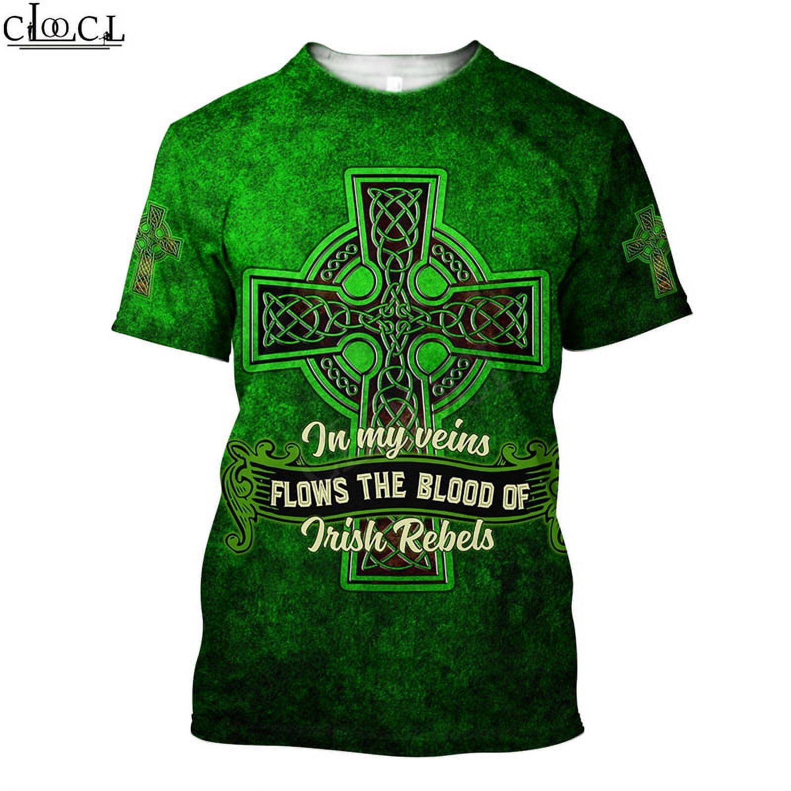 2025 New popular Saint Patrick's Day T-shirts for men and women 3D ...