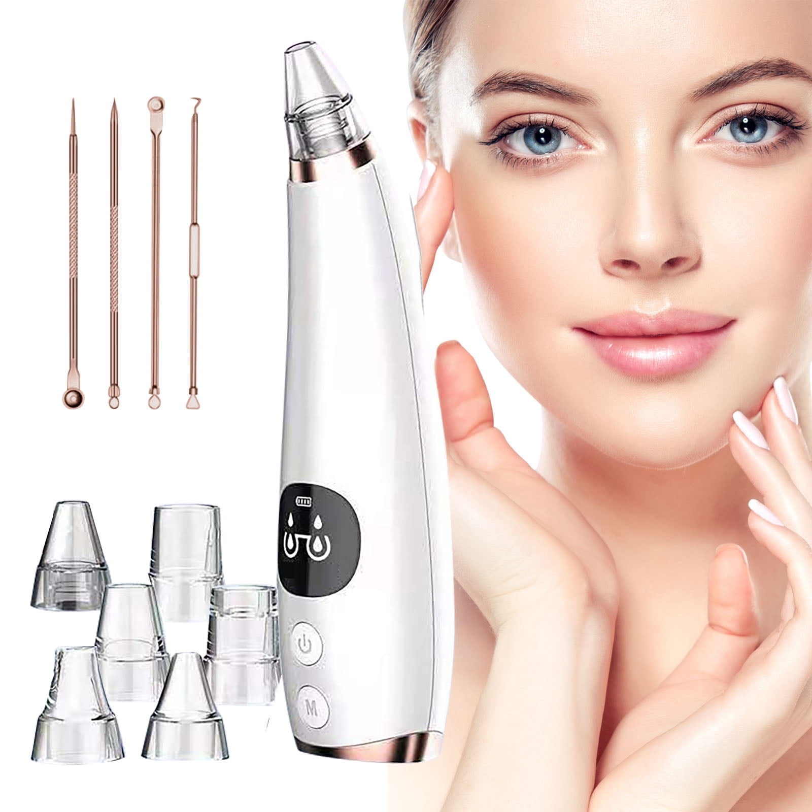 2025 Newest Blackhead Remover Pore Vacuum, USB Rechargeable Facial Pore ...