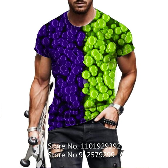 2025 Newest Men's Fashion T-shirt 3D Print T Shirt Armor Series Short ...