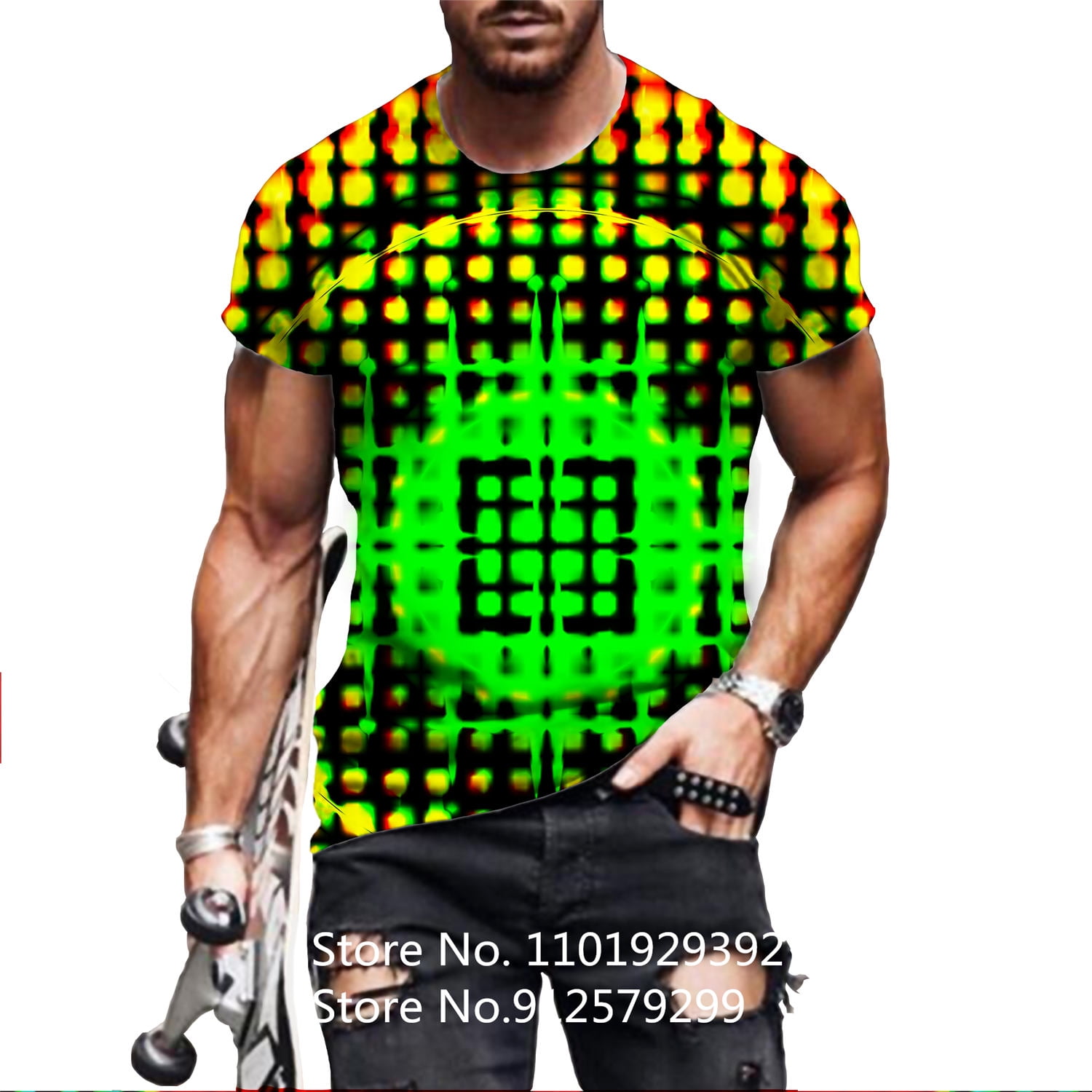 2025 Newest Men's Fashion T-shirt 3D Print T Shirt Armor Series Short ...