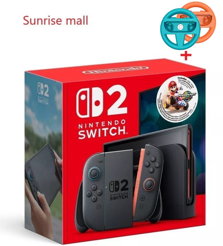 2025 Newest Nintendo Switch™ 2 + Mario Kart™ World Bundle with Zuome ...