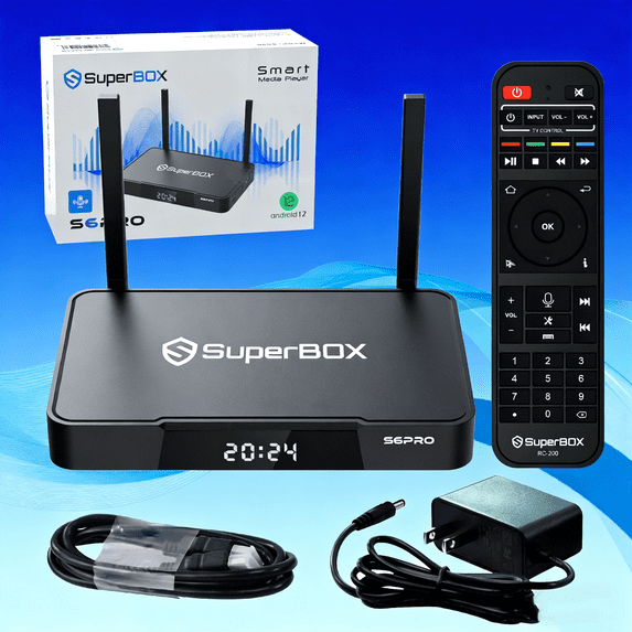 2025 Newest SuperBox S6 PRO,4G+32G Powerful Smart Box,Time Shift ...