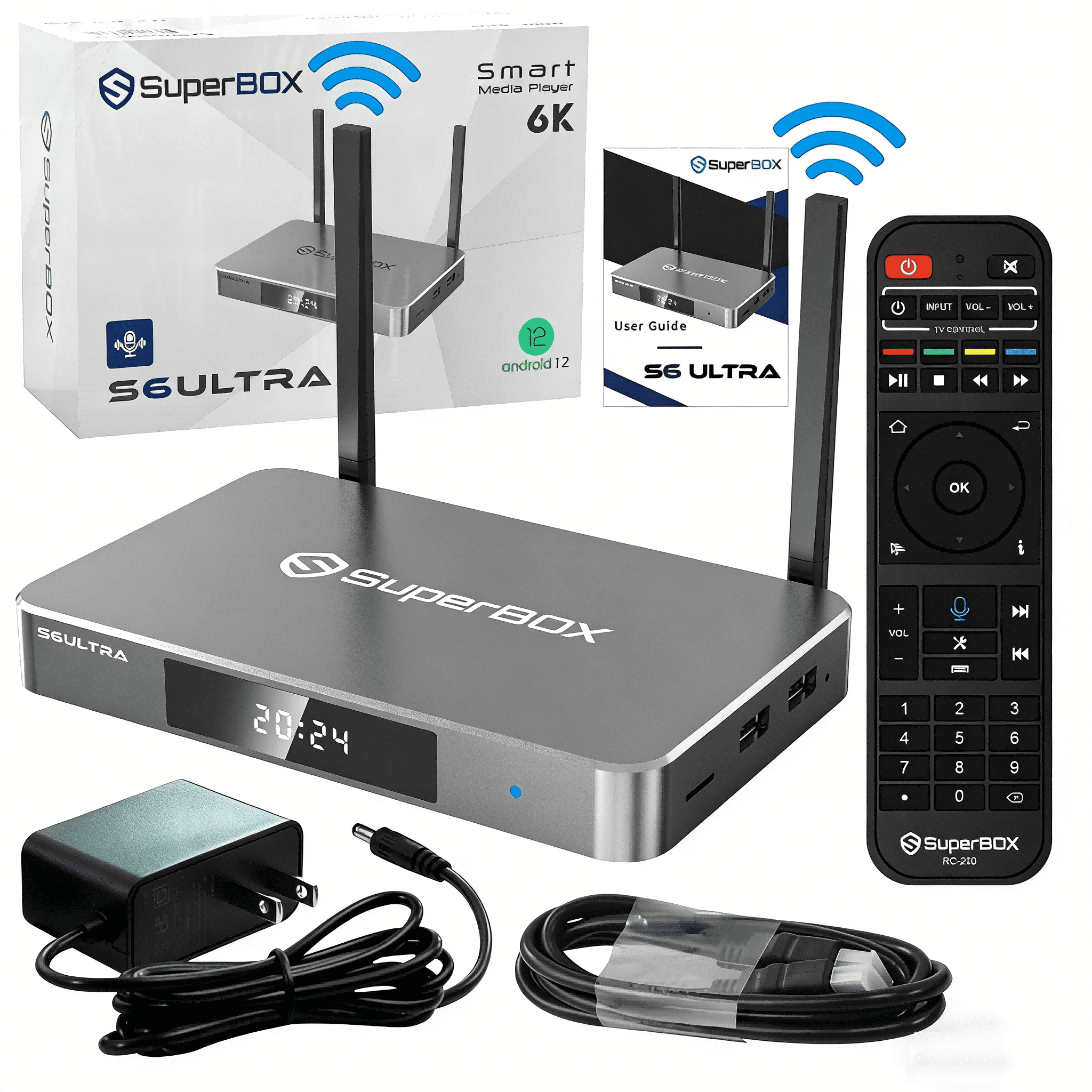 2025 Newest SuperBox S6 ULTRA,4G+128G Powerful Smart Box,Time Shift ...