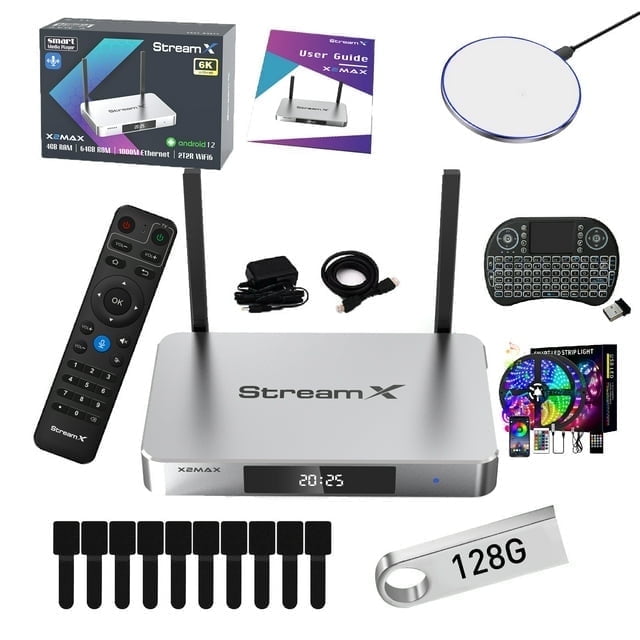 2025 Newest SuperBox S7 StreamX ,4G RAM+128G ROM,Time Shift Feature ...