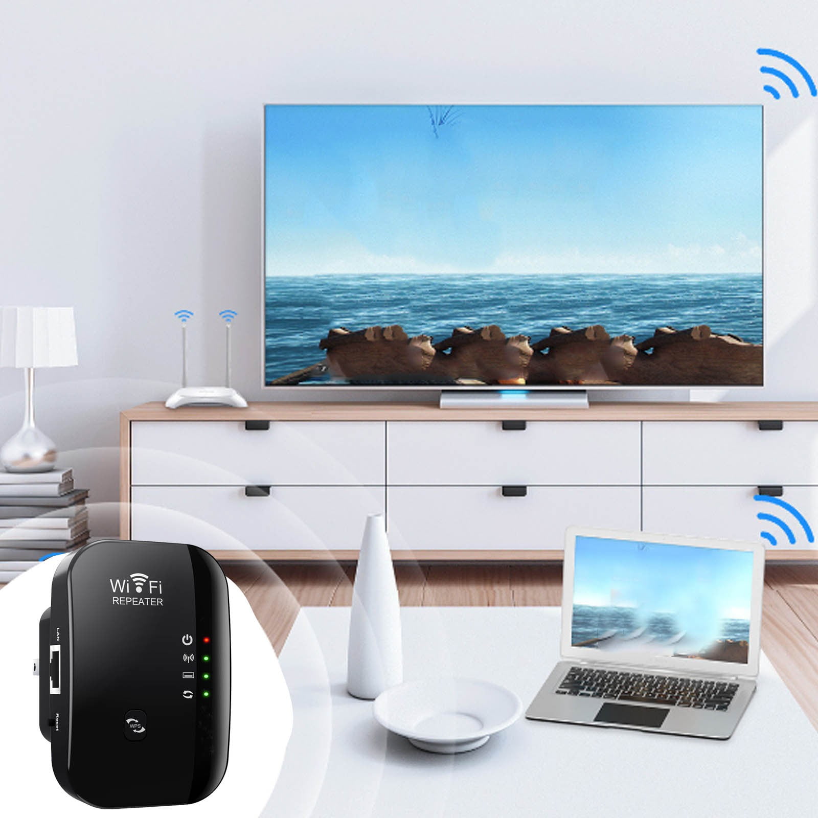 2025 Newest WiFi Extender WiFi Booster WiFi Repeater Covers Up To 3000 ...