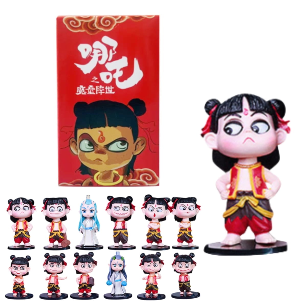 2025 Nezha Blind Box Toy Hand Decoration Children Kids Gift Random 1PC ...