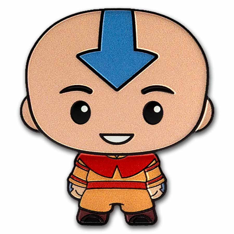 2025 Niue 1 oz Silver $2 Avatar The Last Airbender Chibi: Aang ...