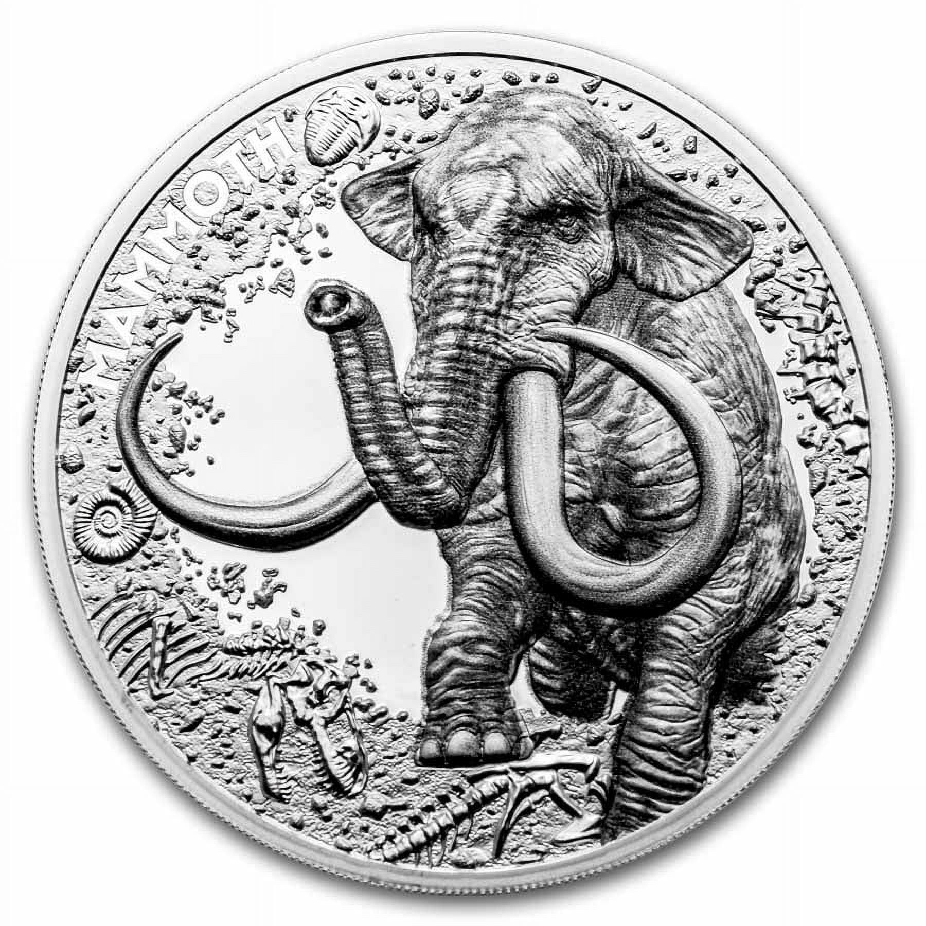 2025 Niue 1 oz Silver Proof Mammoth (with Box & COA) - Walmart.com