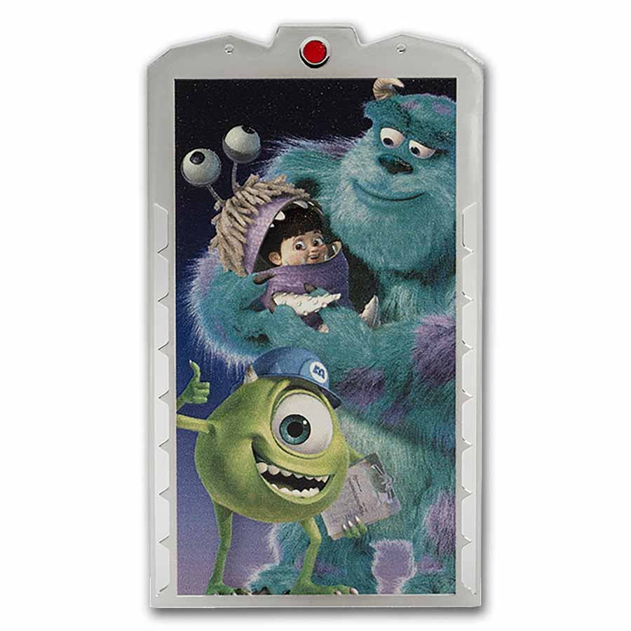 2025 Niue 3 oz Silver $5 Disneys Monsters Inc: Mike & Sully Door ...