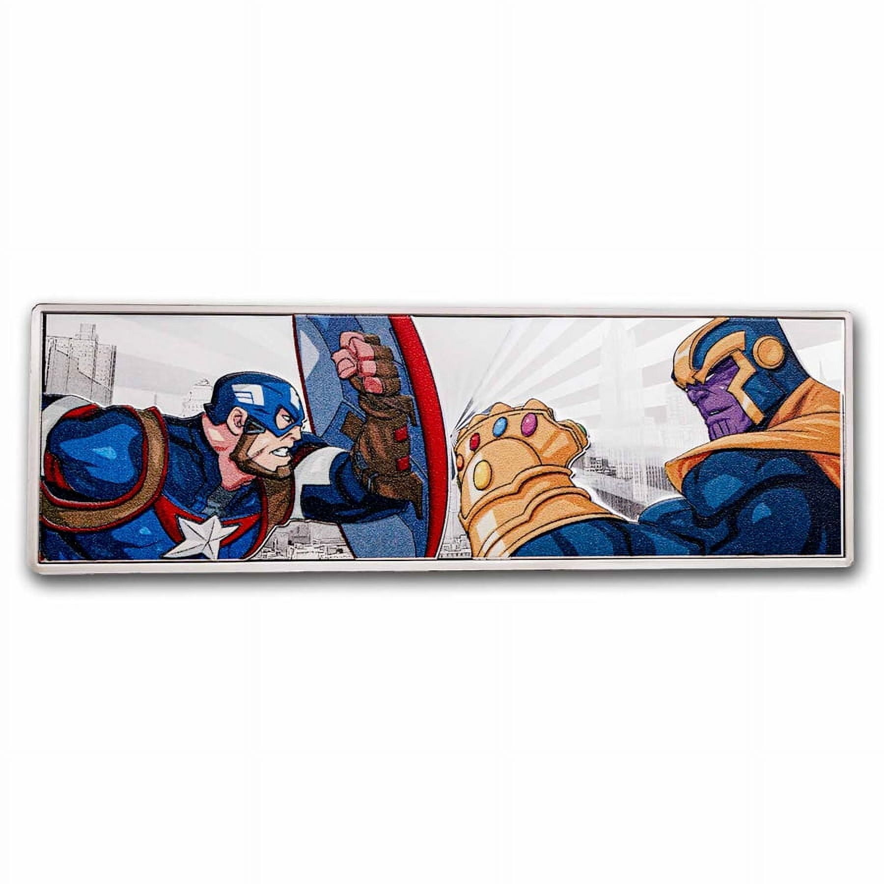 2025 Niue 3 oz Silver $5 Marvel: Captain America vs Thanos - Walmart.com