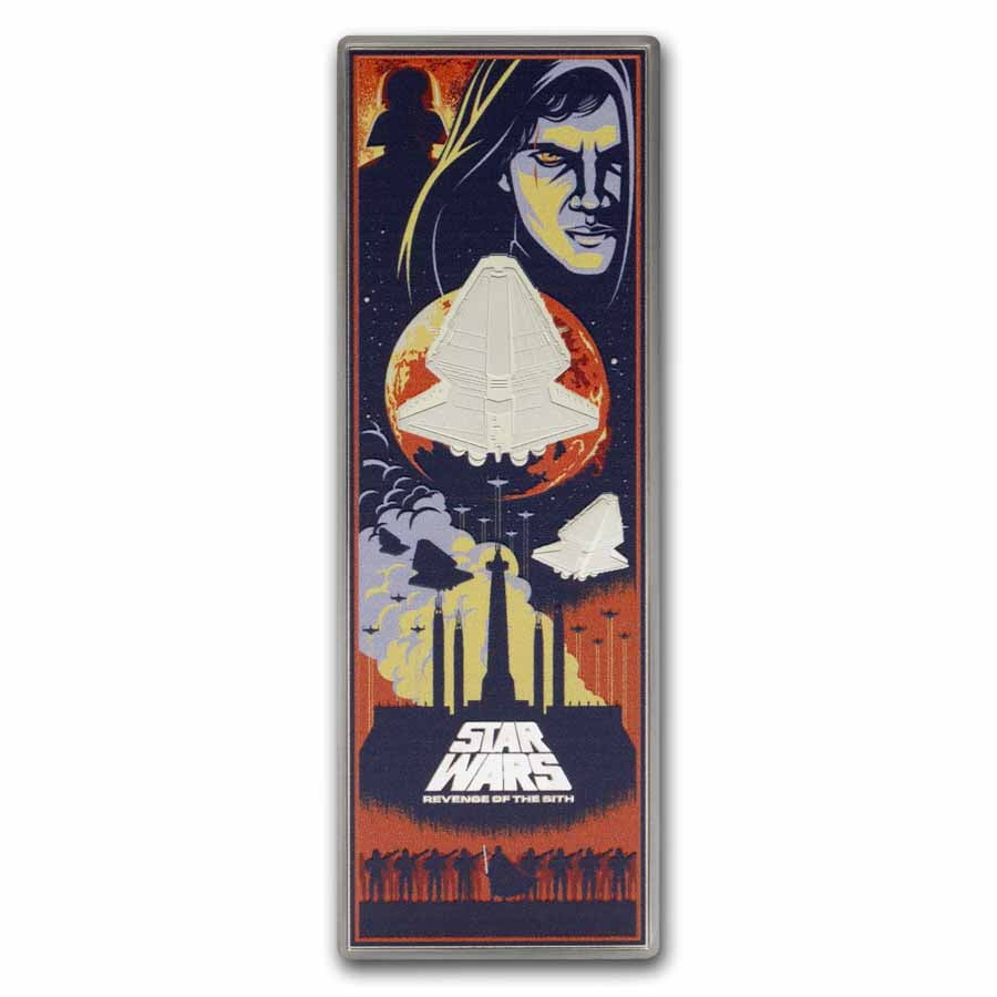 2025 Niue 3 oz Silver $5 Star Wars: Revenge of the Sith Banner ...