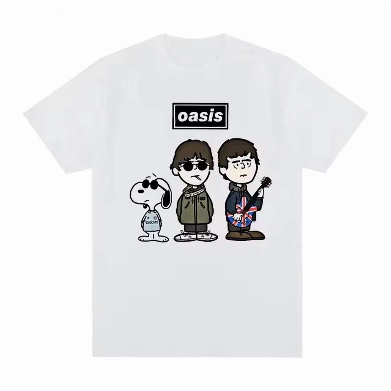 2025 Oasis Snoopy Peanuts Punk Rock Tour T-shirt For Fans - Walmart.com