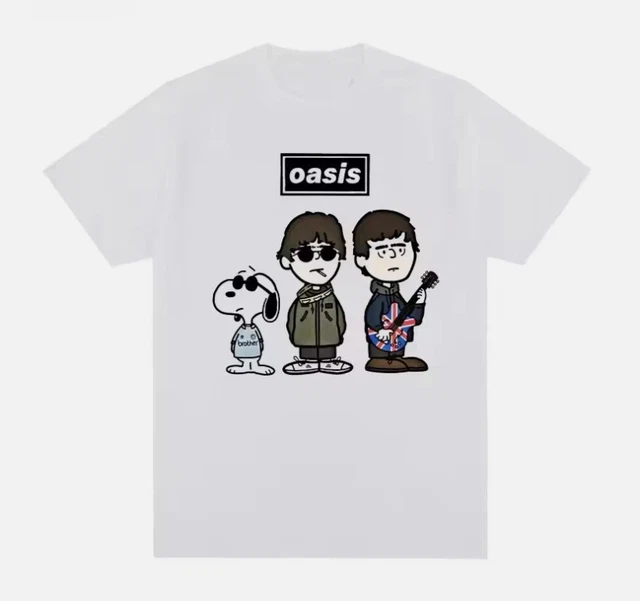 2025 Oasis Snoopy Peanuts Punk Rock Tour T-shirt For Fans - Walmart.com