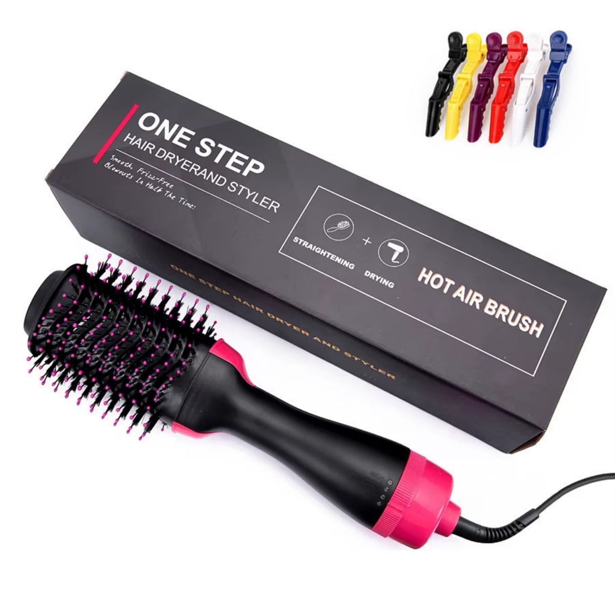 One-Step Hair Volumizer Dryer Styler - Smooth Blowouts, Glossy Finish ...