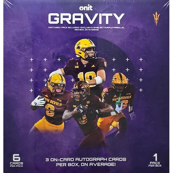 2025 Onit Gravity College Football Breaker Box (Arizona State Sun ...