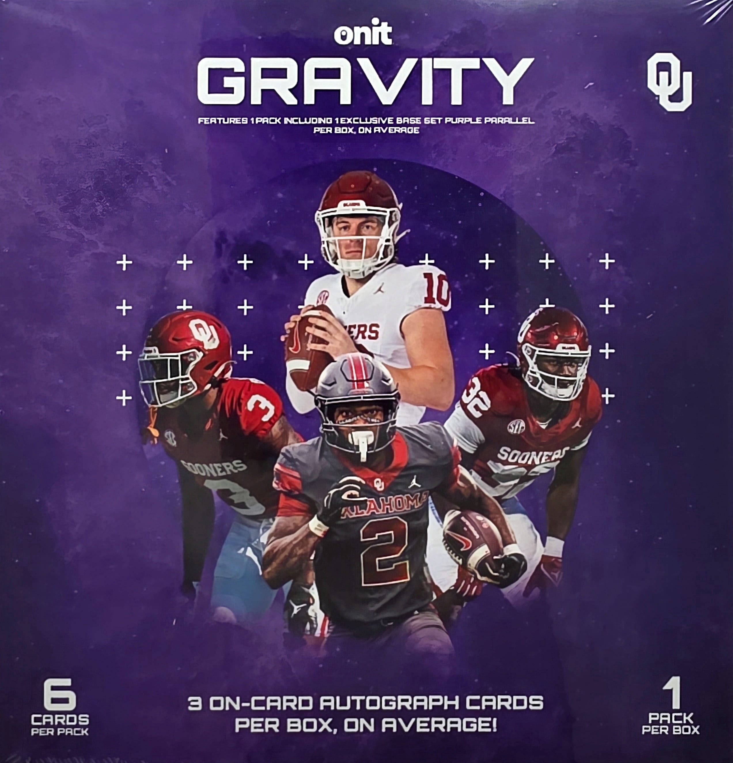 2025 Onit Gravity College Football Breaker Box (Oklahoma Sooners ...