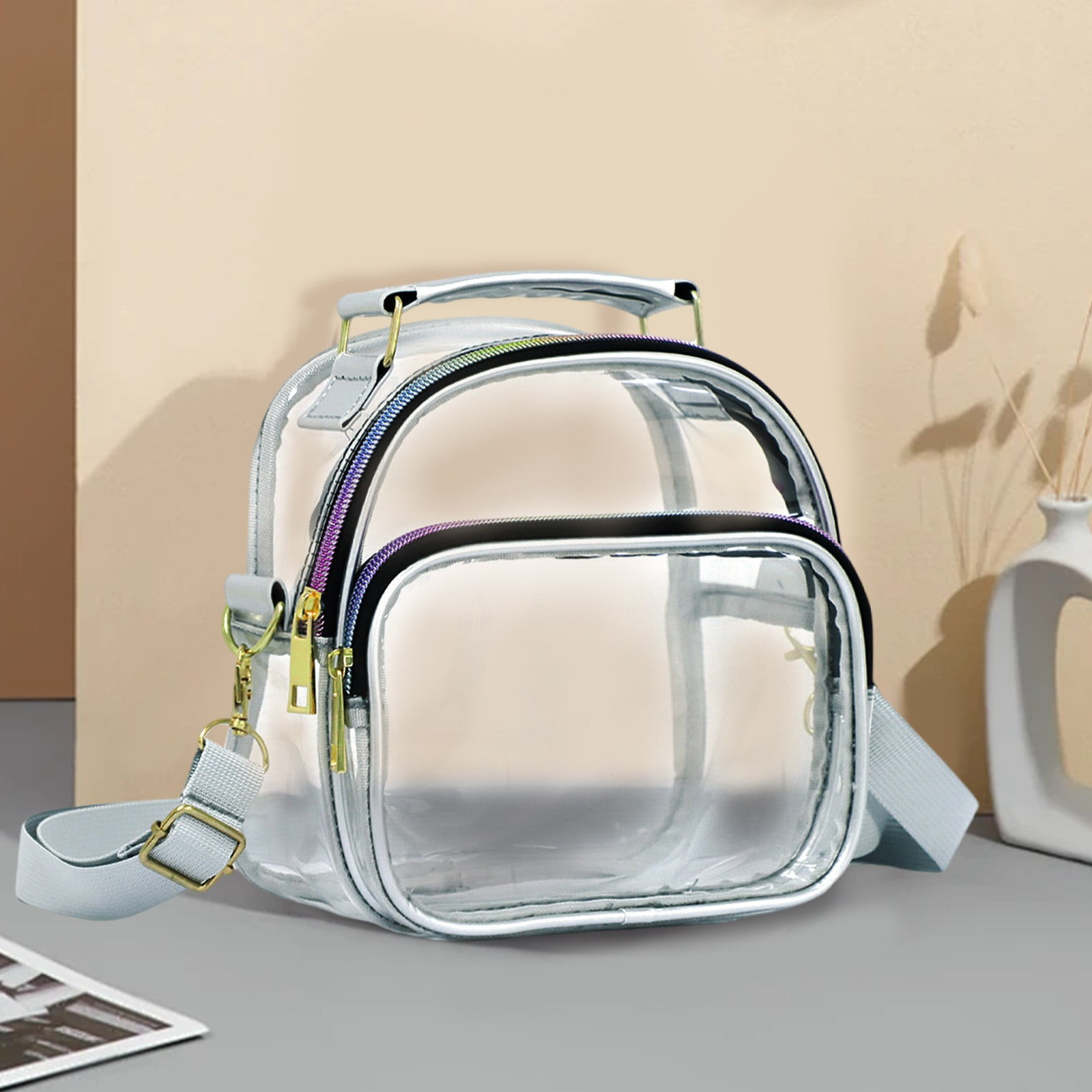 2025 Opening Season Gift PVC Transparent Chain Messenger Bag - Women's ...