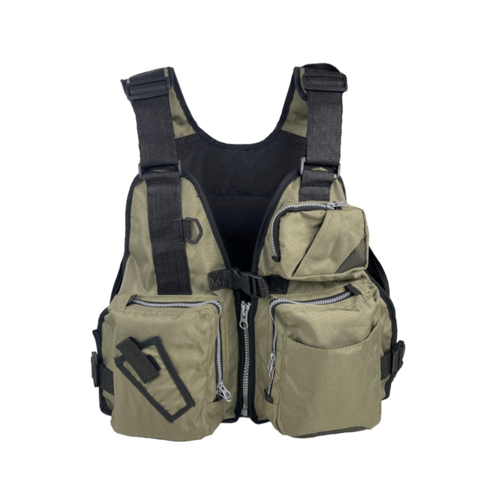 2025 Outdoor Vest Bag, Dual-purpose Life Jacket, Removable Foam, Large ...