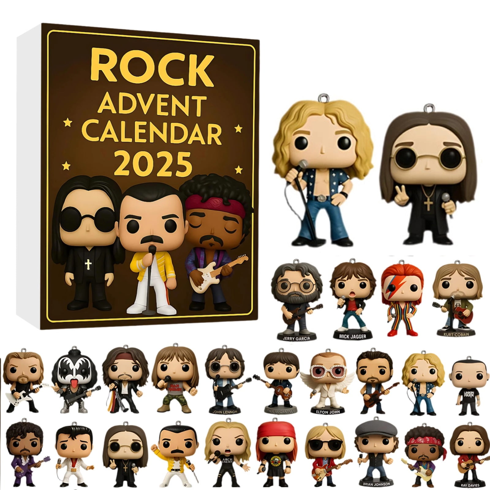 2025 Ozzy Osbourne Advent Calendar Blind Box, Rock Music Countdown ...