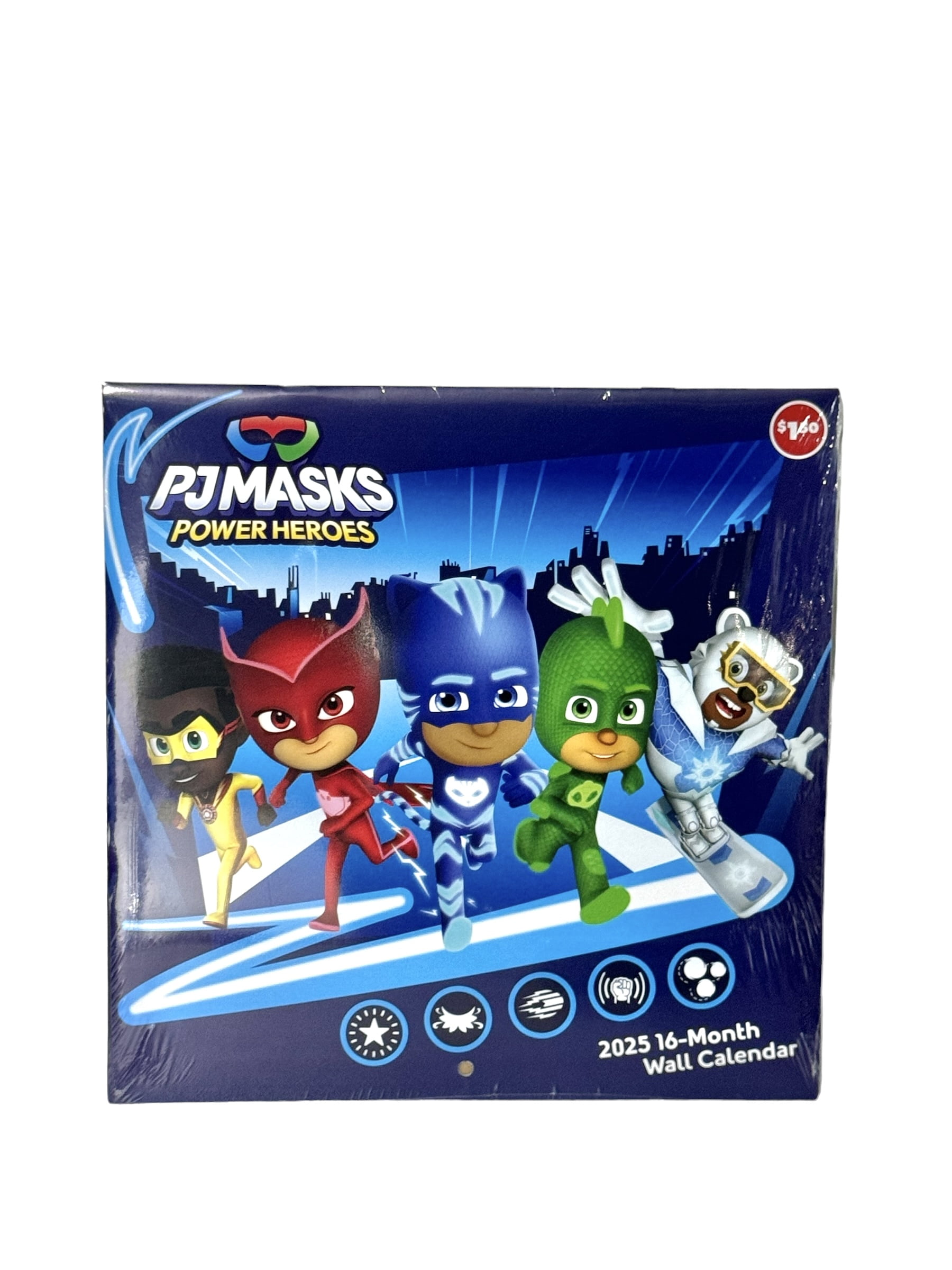 2025 PJ MASKS HEROES RULE 16 Month 10” X 20” 12 Month Wall Calendar ...