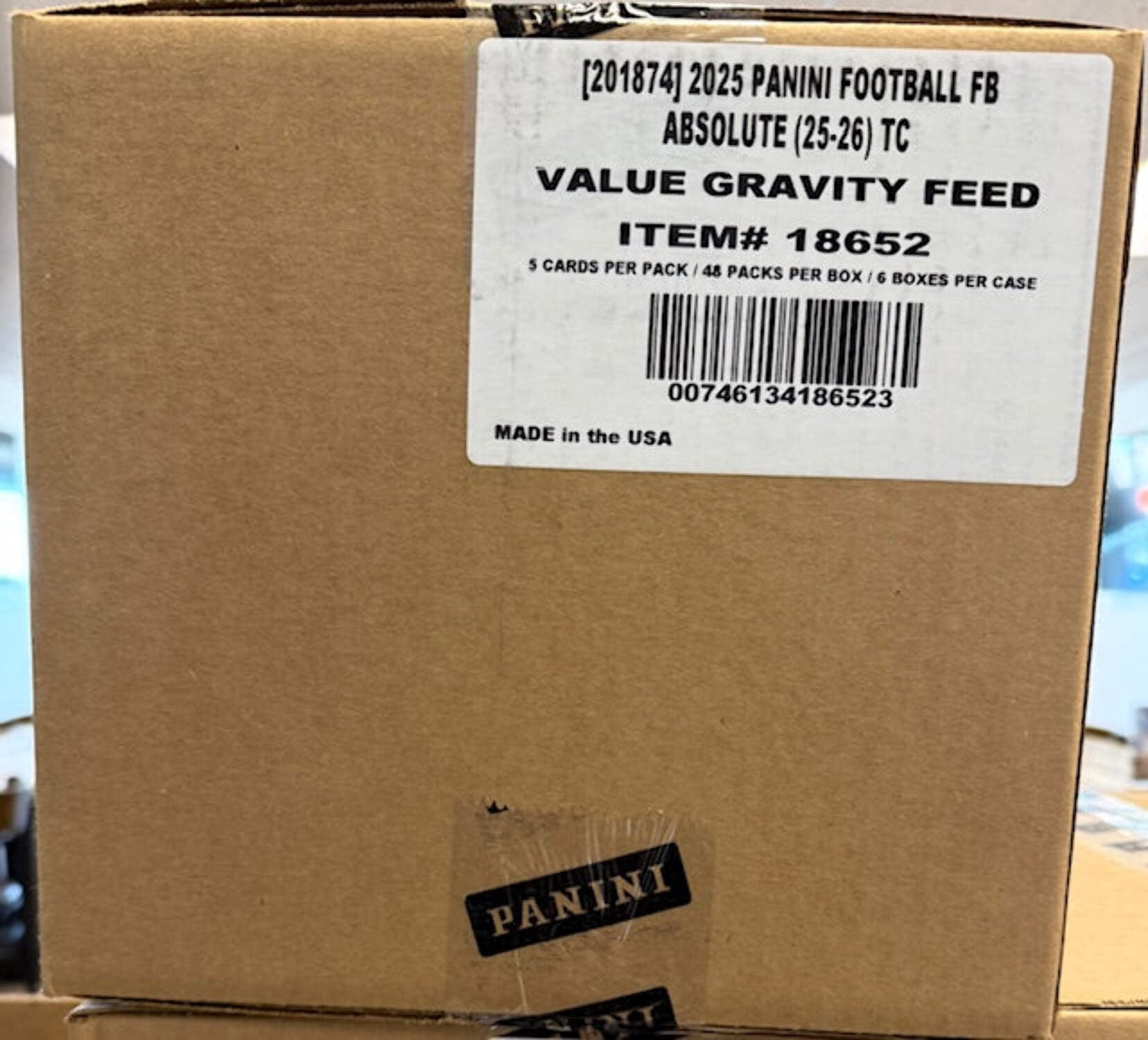 2025 Panini Absolute NFL Football Gravity Feed Box (Case of 6 ...