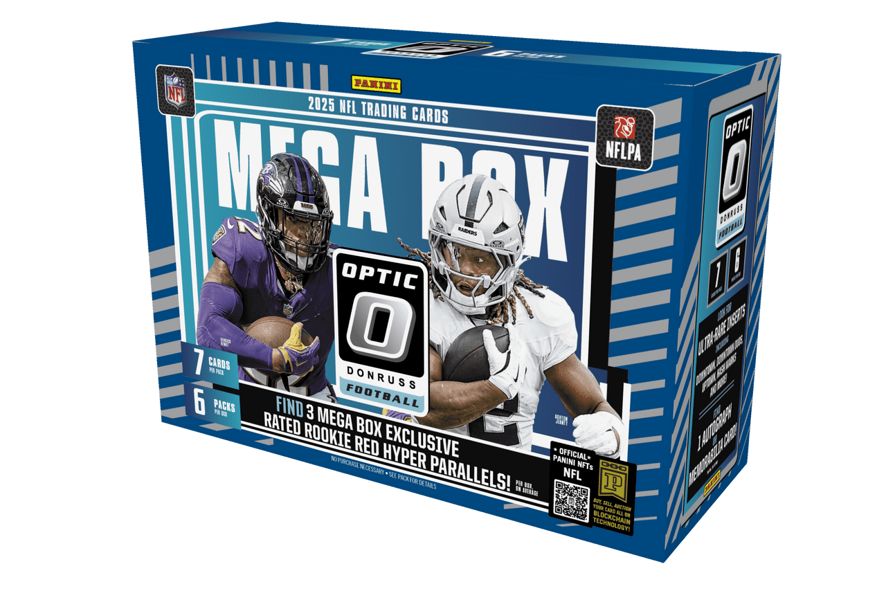 2025 Panini Donruss Optic Football Hobby Mega Box (Red Hyper) - Walmart.com