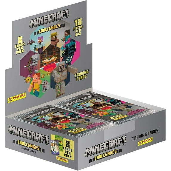 2025 Panini Minecraft Challenges Factory Sealed Booster Box - Walmart.com