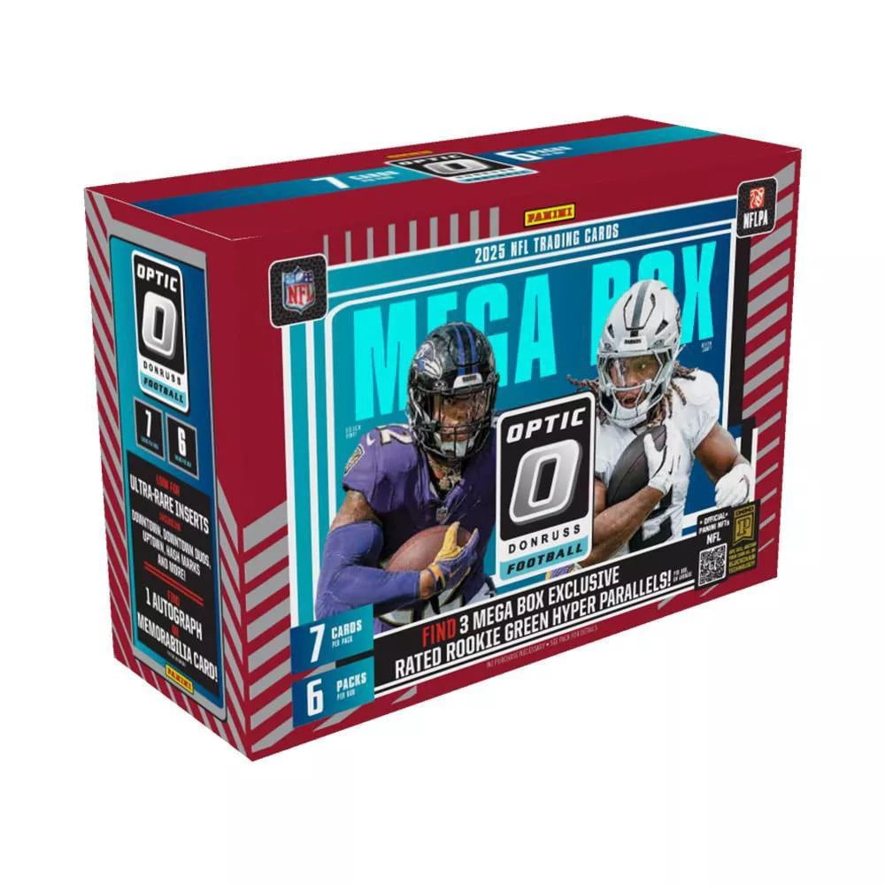 2025 Panini Donruss Optic Football Mega Box (Rated Rookie Green Hyper ...