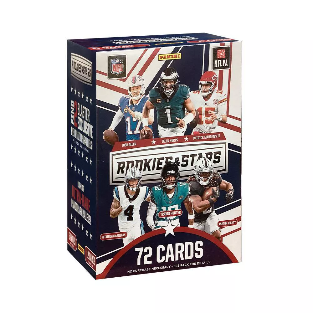 2025 Panini NFL Rookies & Stars Football Trading Card Blaster Box ...