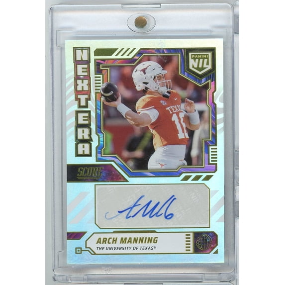 2025 Panini Score Arch Manning #NEN-AMA Next Era Auto Texas Longhorns ...