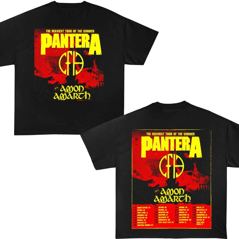 2025 Pantera The Heaviest Tour Of The Summer Shirt, Pantera Shirt ...