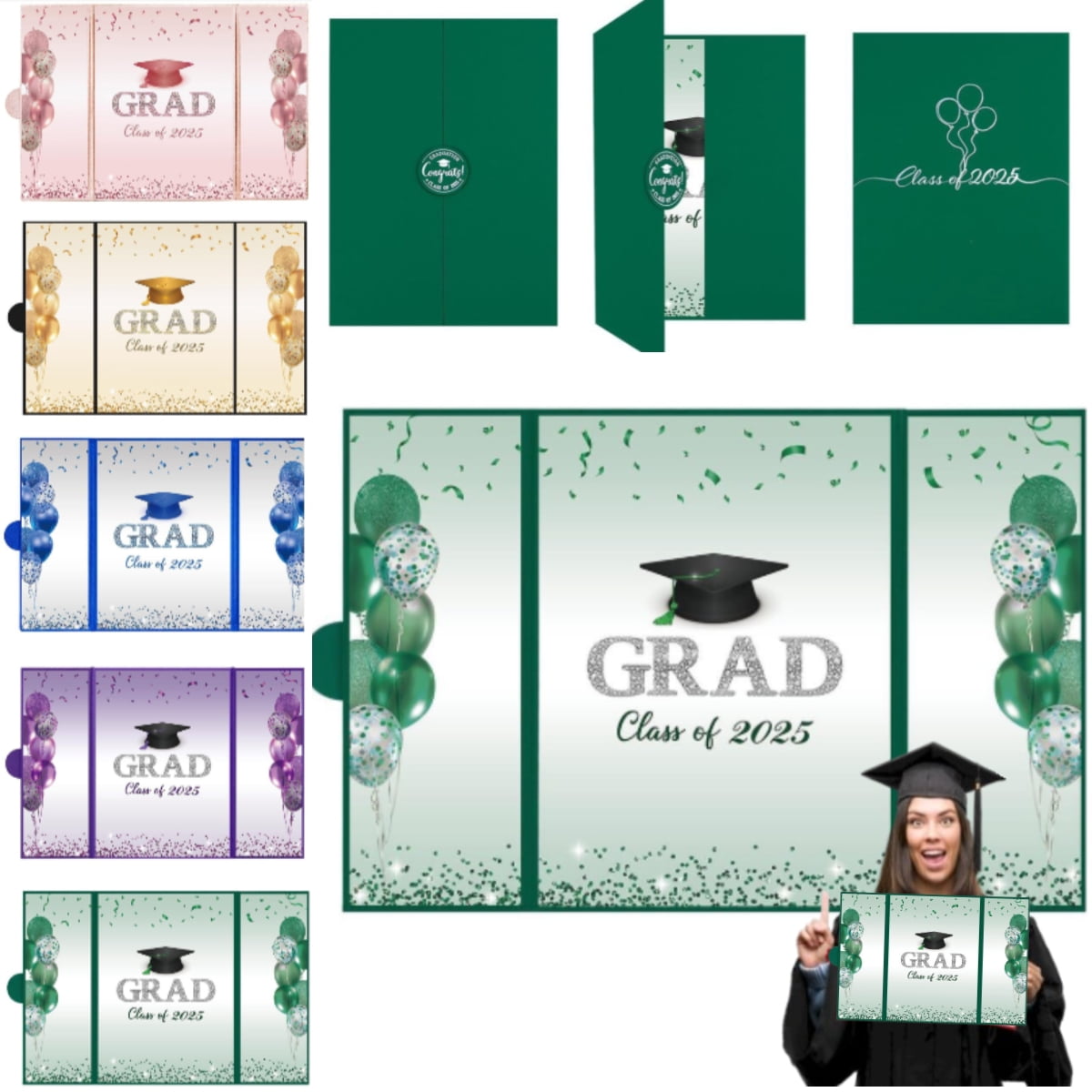 2025 Party Decorations Black Gold - Congrats Grad Alternative Signature ...