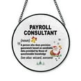 2025 Payroll Consultant Stained Glass Window Hanging Christmas 2025 ...