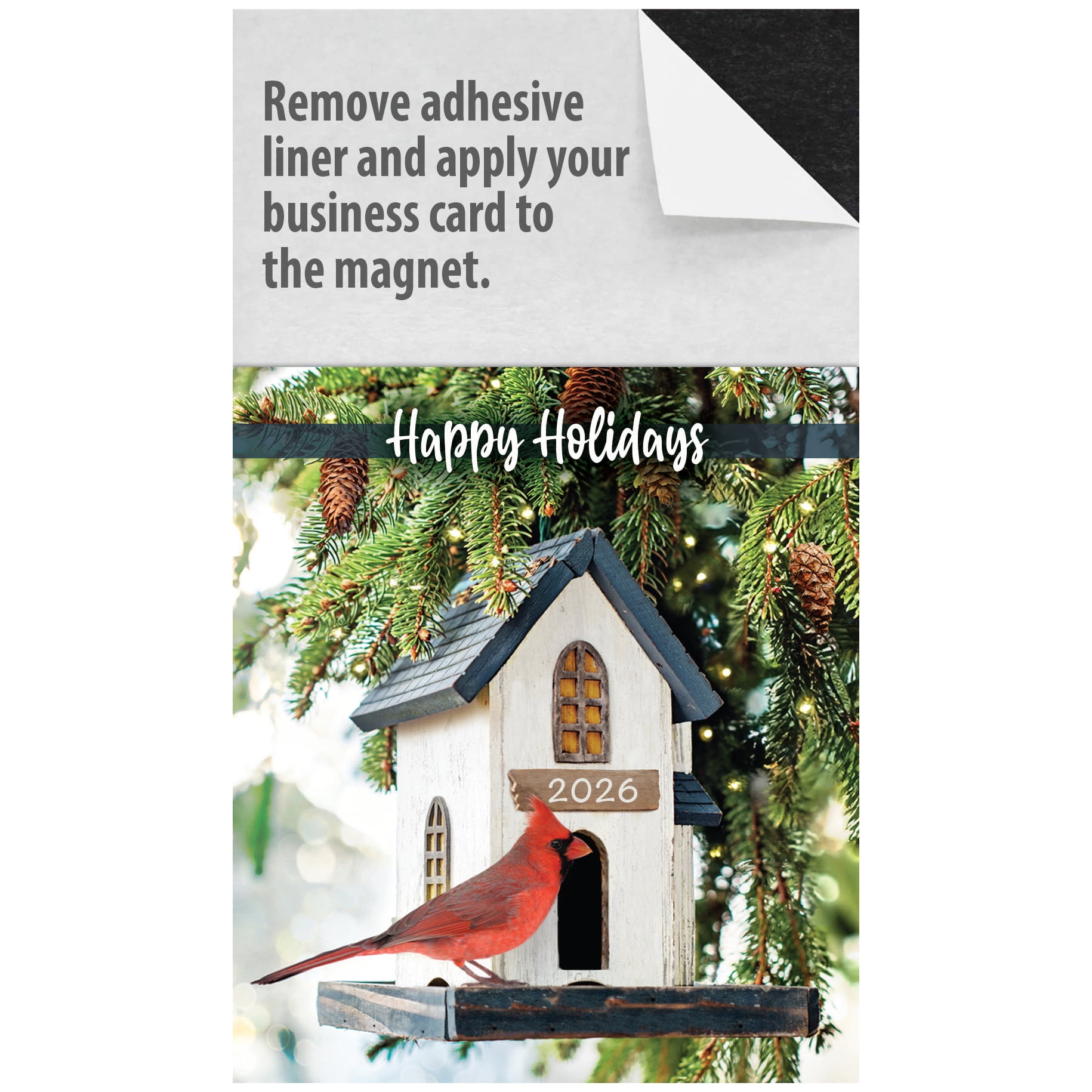 2026 Peel and Stick Magnetic Business Card Calendars, Box of 100 ...
