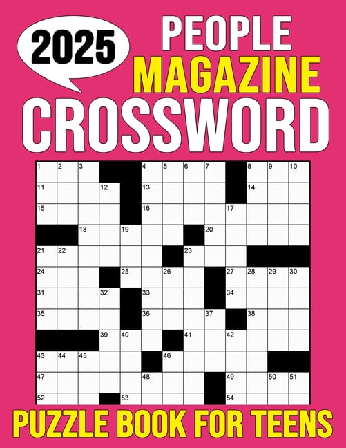 2025 People Magazine Crossword Puzzle Book For Teens: Challenging ...