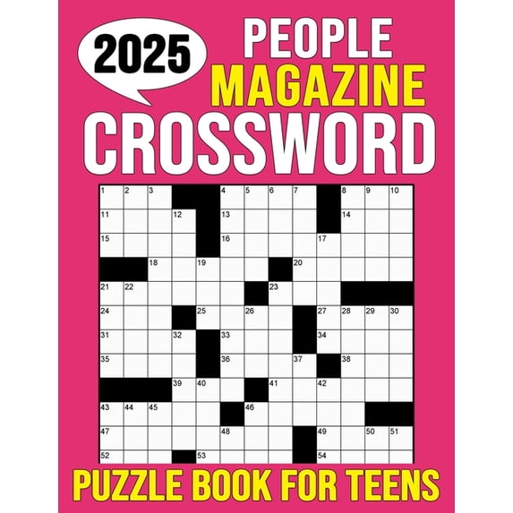 2025 People Magazine Crossword Puzzle Book For Teens: Challenging ...
