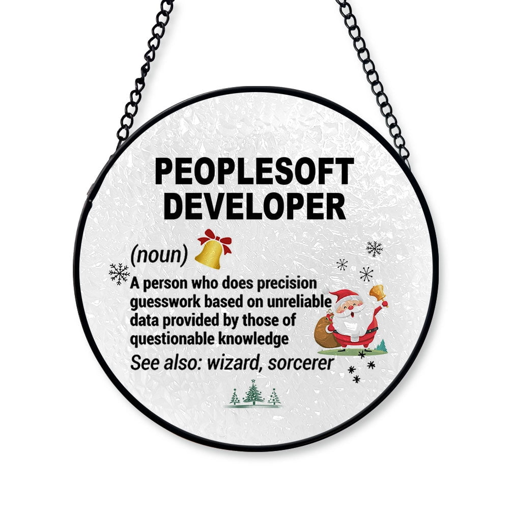 2025 Peoplesoft Developer Stained Glass Window Hanging Christmas 2025 ...