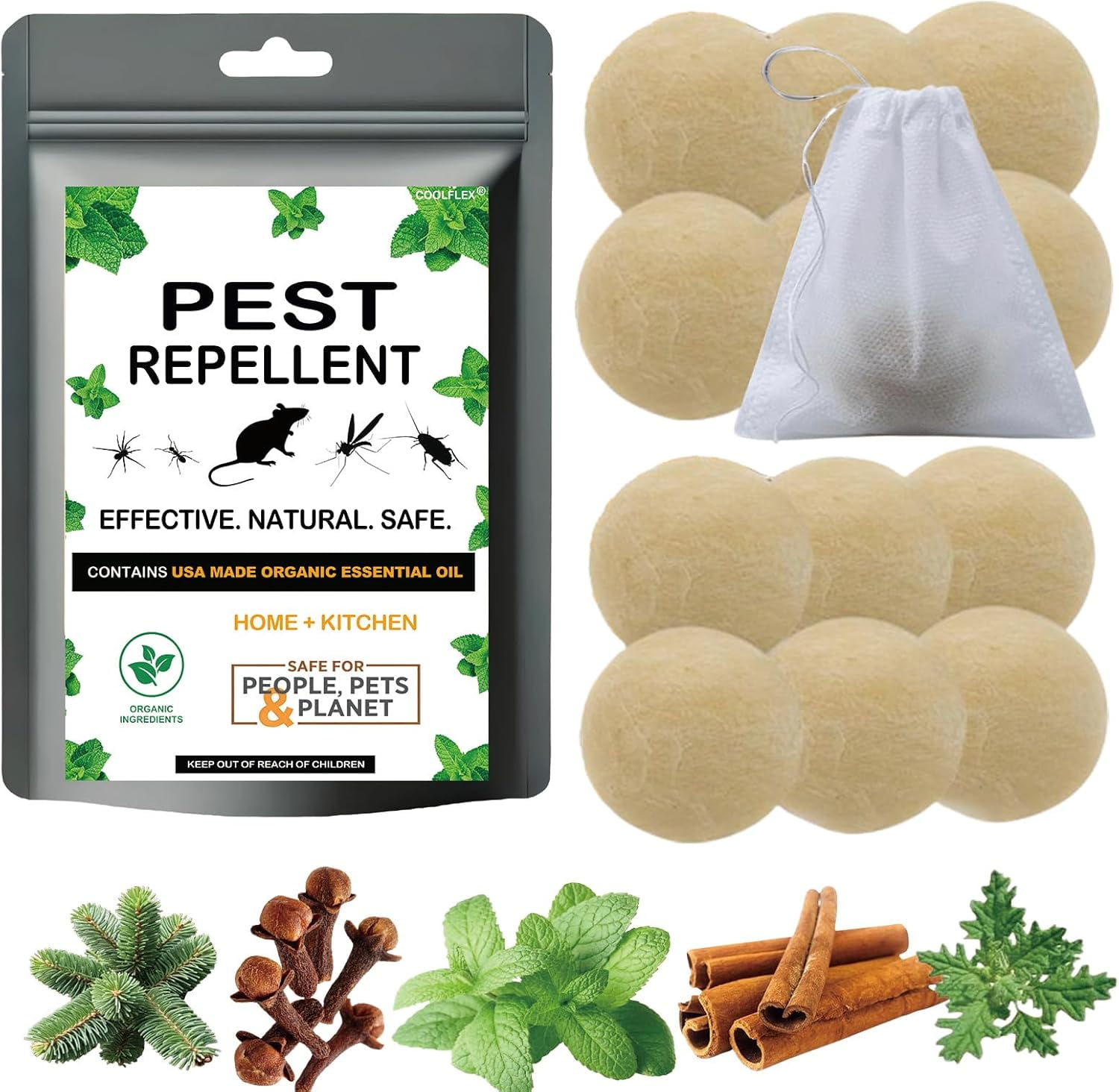 2025 Pest Repellent | Moth Balls for Outdoor Use & Mouse Repellent ...