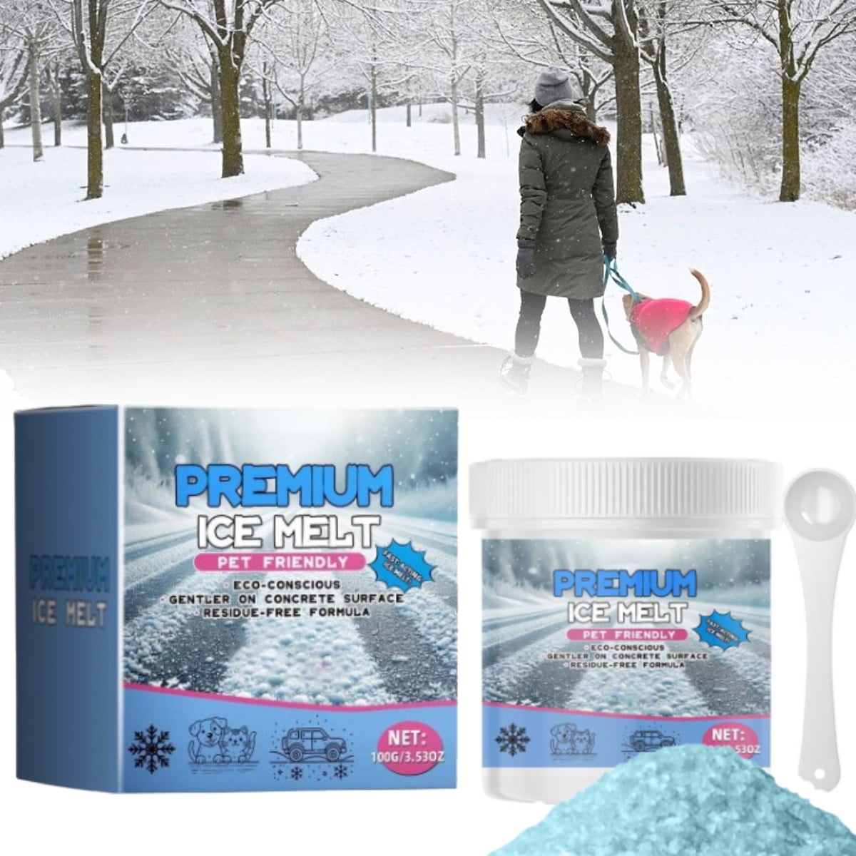 2025 Pet Safe Ice Melt afe for Concrete - Snow Salt Ice Melt Pet ...