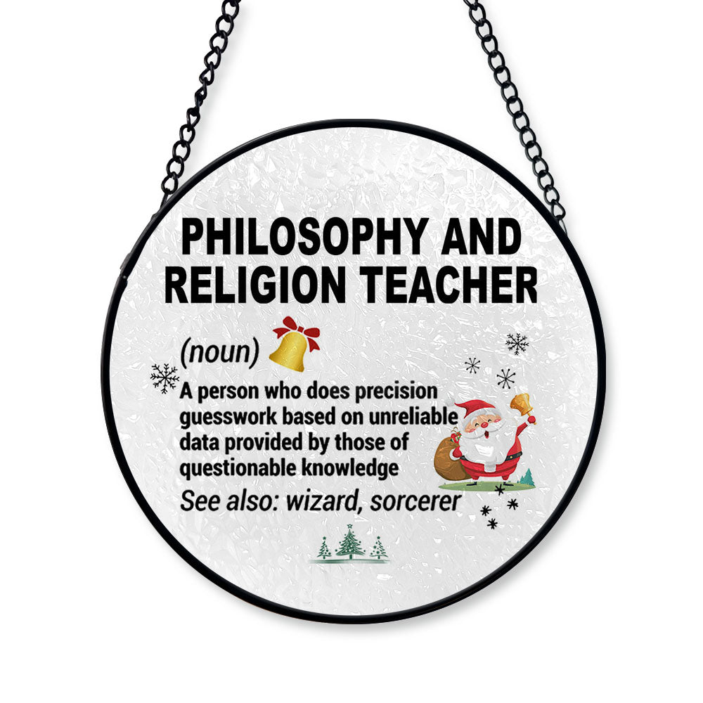 2025 Philosophy And Religion Teacher Stained Glass Window Hanging ...