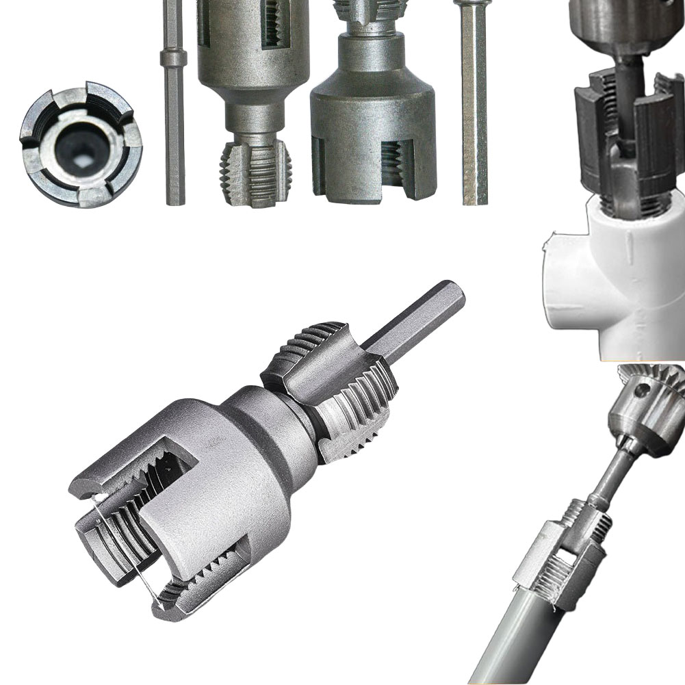 2025 Pipe Thread Cutting Tool,Electric Drill Compatible PVC Pipe ...