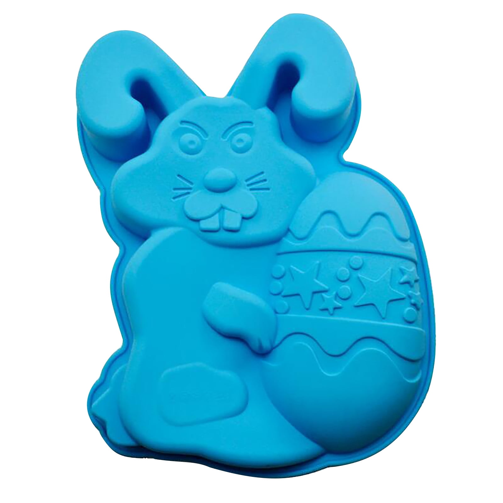 2025 Plan, Cake Mould, Kaireo Easter Bunny Holding Eggs Silicone Baking ...
